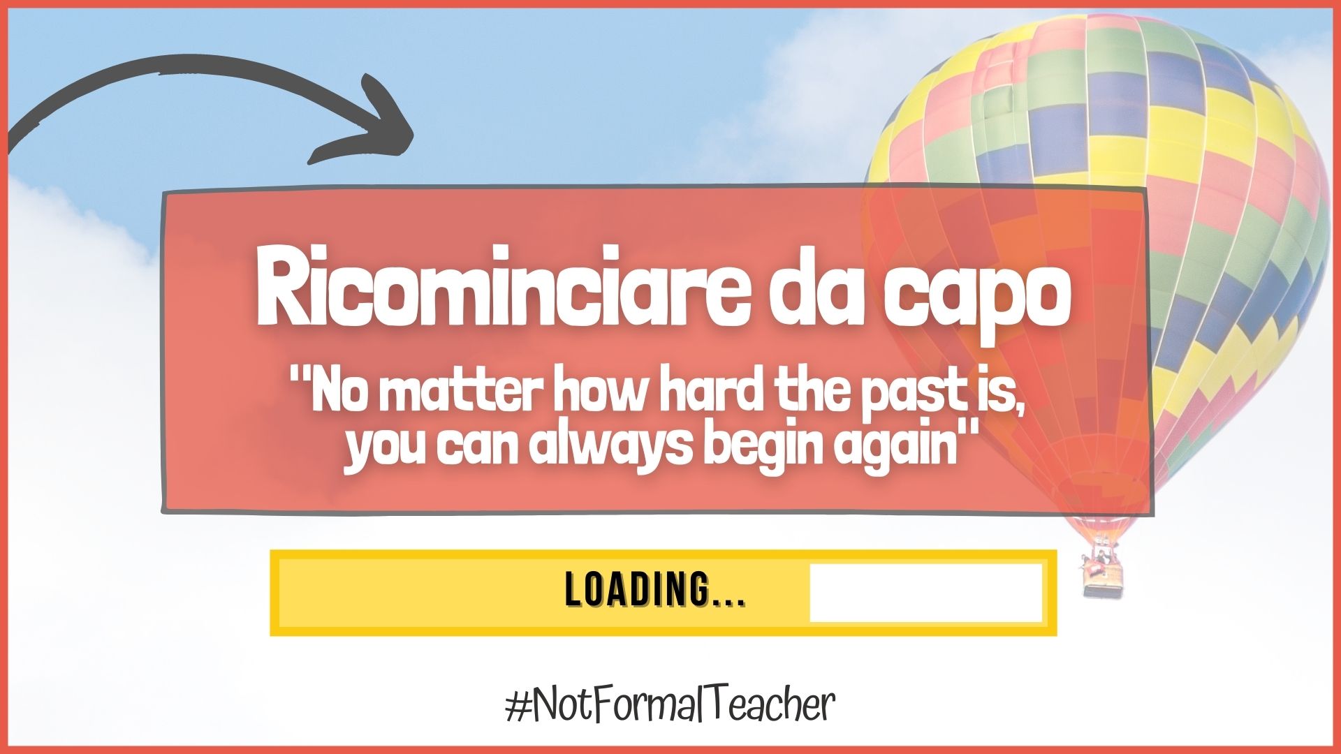 RICOMINCIARE DA CAPO - L'Orma